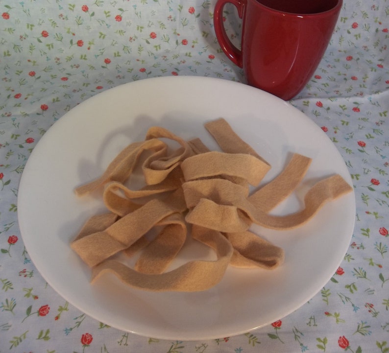 Spaghetti Dinner Felt Food Playset Spaghetti Meatballs - Etsy