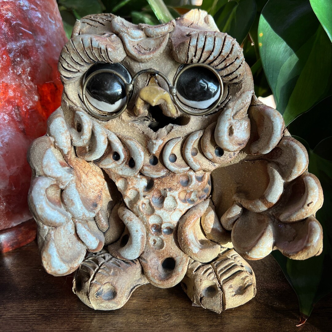 Mid Century Max Hindt Owl Pottery Figurine Sculpture - Etsy