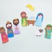 DIY Nativity Scene Paper Craft With PDF Template and Instructions - Etsy