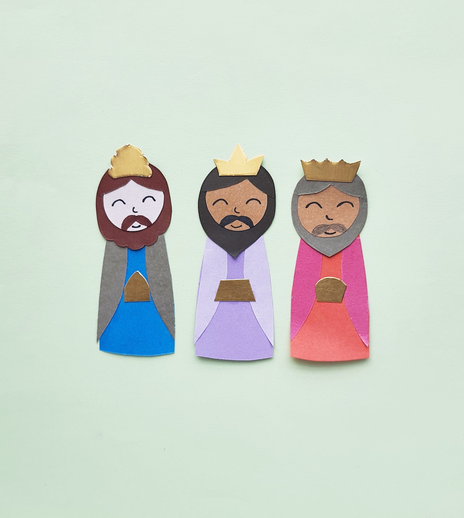 DIY Nativity Scene Paper Craft With PDF Template and Instructions - Etsy