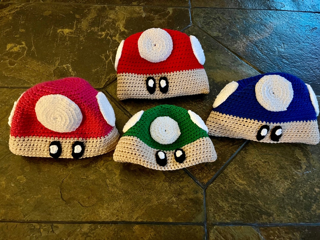 Mario Mushroom Hat - Etsy