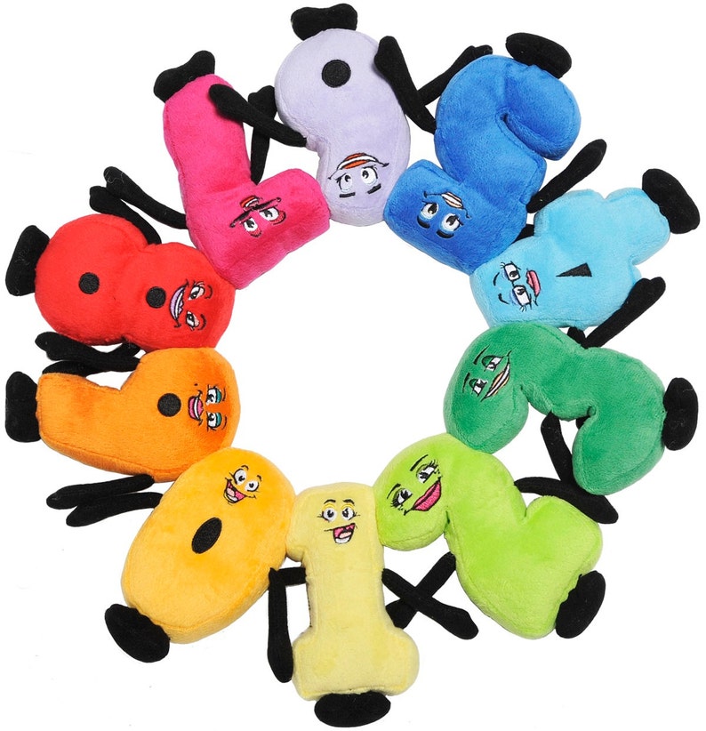 Award-winning Soft Plush Numbers 0-9 With Magnets. Extra - Etsy Canada