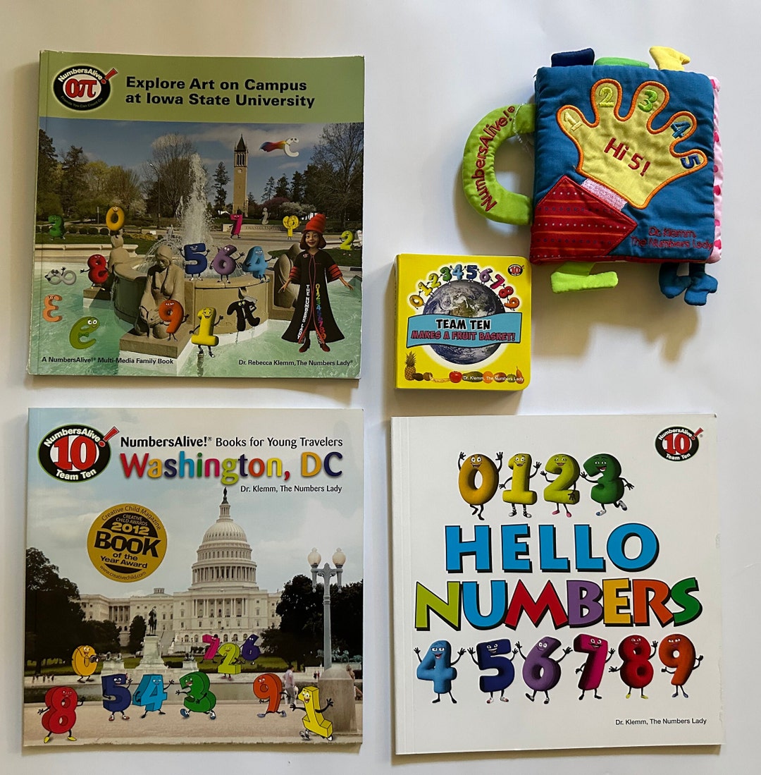 STEAM & Numeracy Books Authored by Dr. Klemm, the Numbers Lady - Etsy