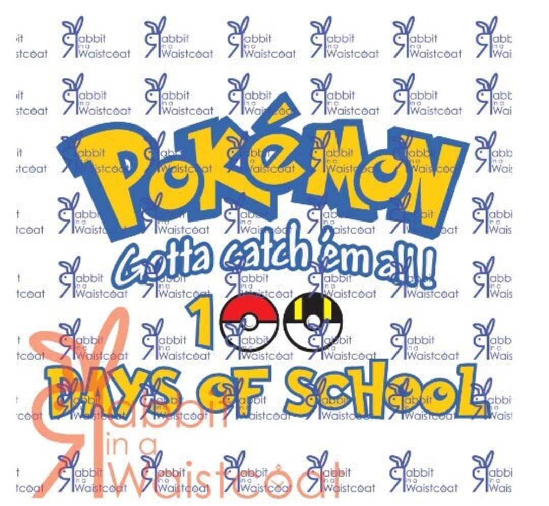 100 Days of School Pocket Monsters - Etsy
