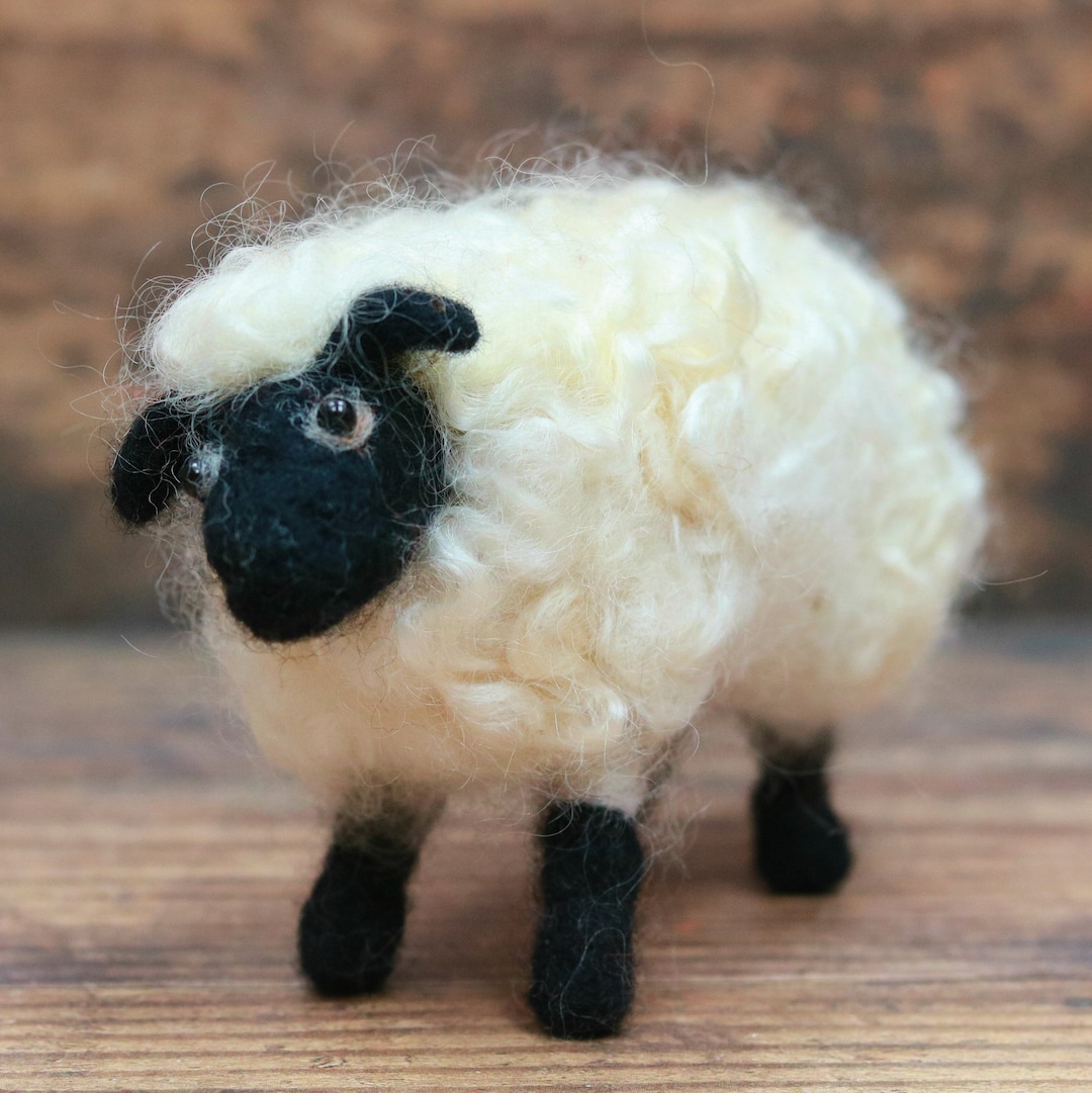Sheep Needle Felting Pattern for Beginners - Instant Download and Video ...