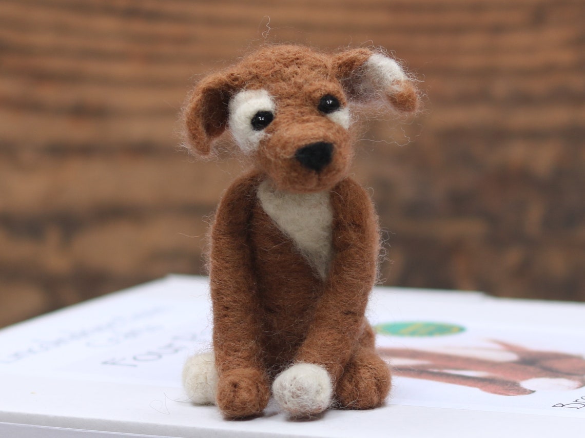 Dog Needle Felting Kit for Beginners Puppy Needle Felting | Etsy