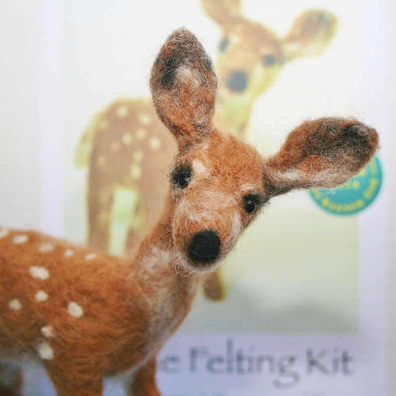 Deer Needle Felting Kit animal Needle Felting Kit Needle - Etsy