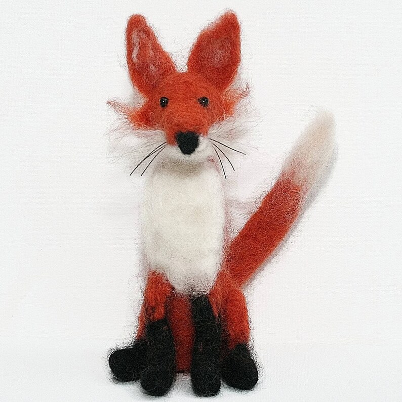 Fox Needle Felting Kit for Beginners Plus Online Video - Etsy