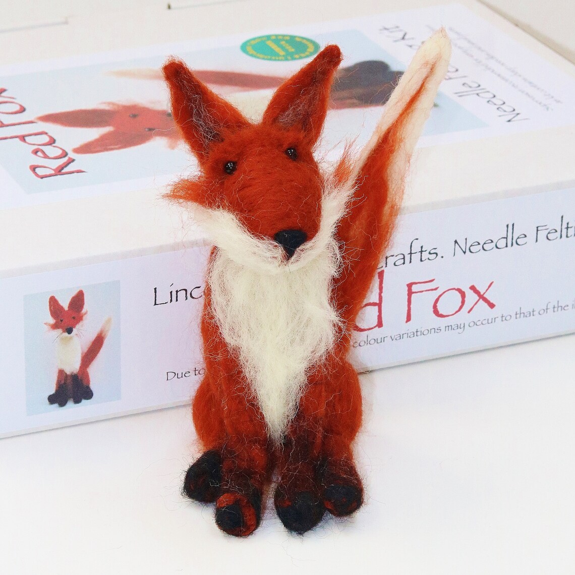 Fox Needle Felting Kit for Beginners Plus Online Video - Etsy