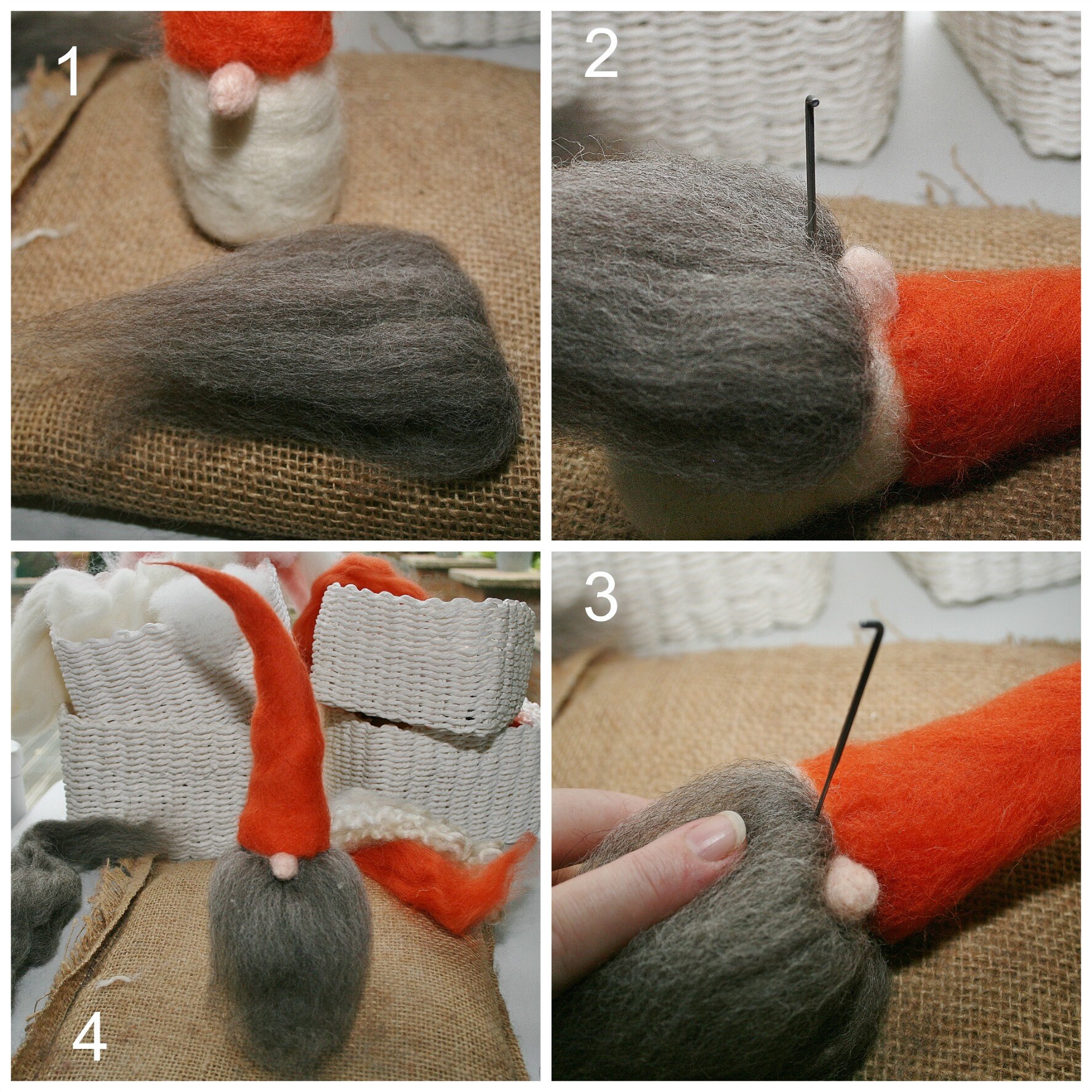 Gnome Needle Felting Pattern Instant Download PDF Start | Etsy UK