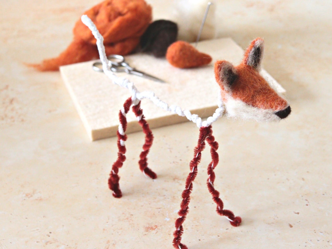 Needle Felted Fox/dog Wire Armature Template (digital Download) - Etsy UK