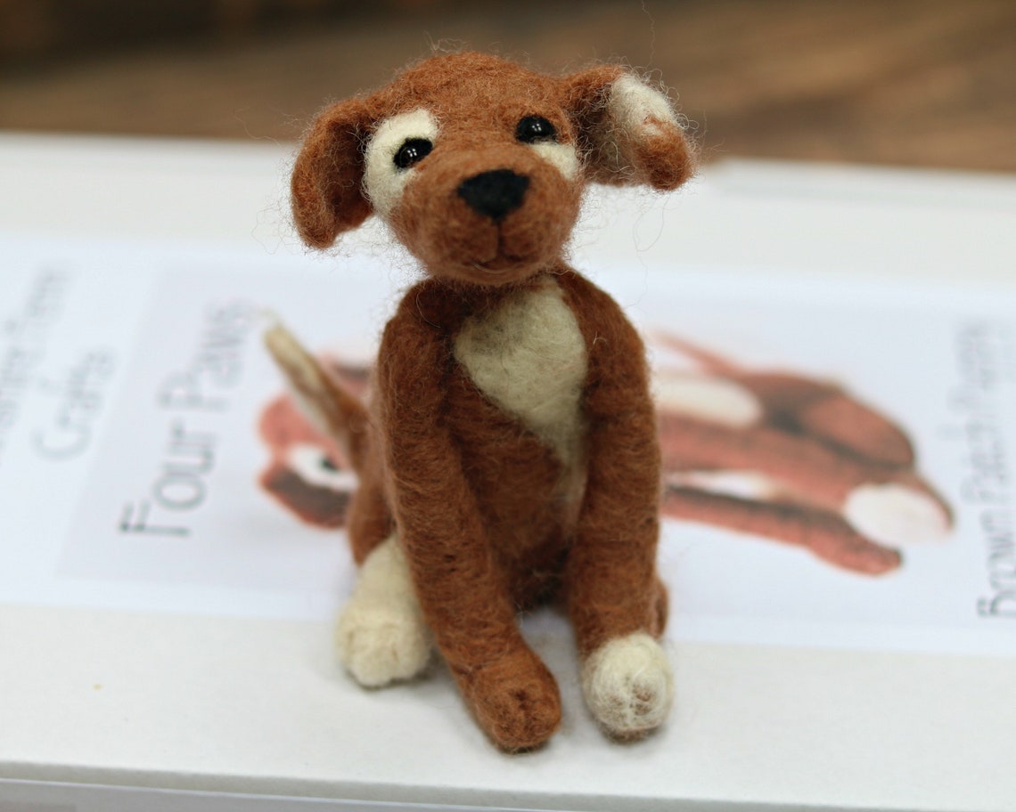 Dog Needle Felting Kit for Beginners Puppy Needle Felting | Etsy