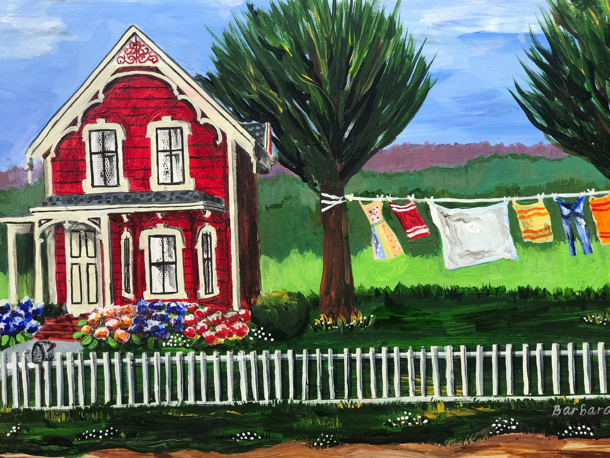 Country Clothesline - Etsy