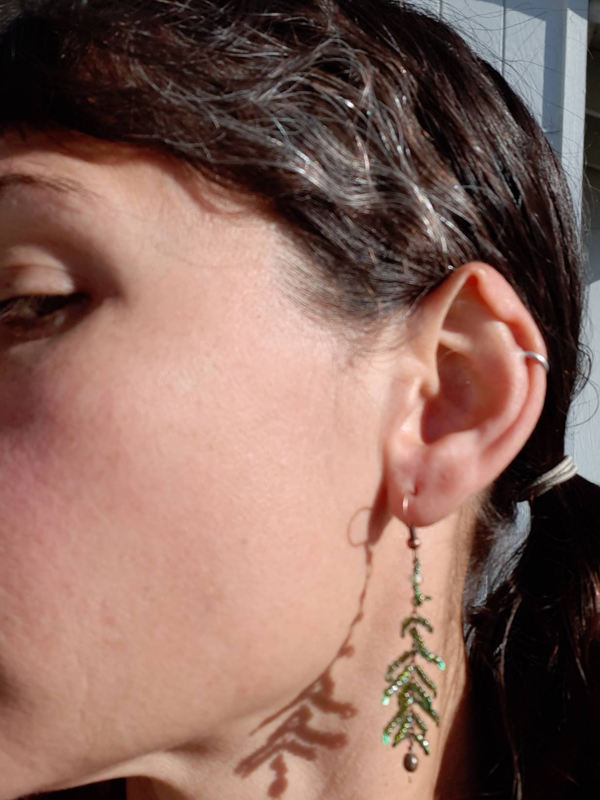 Beaded Pine Tree Earrings: Evergreen Christmas Conifers - Etsy