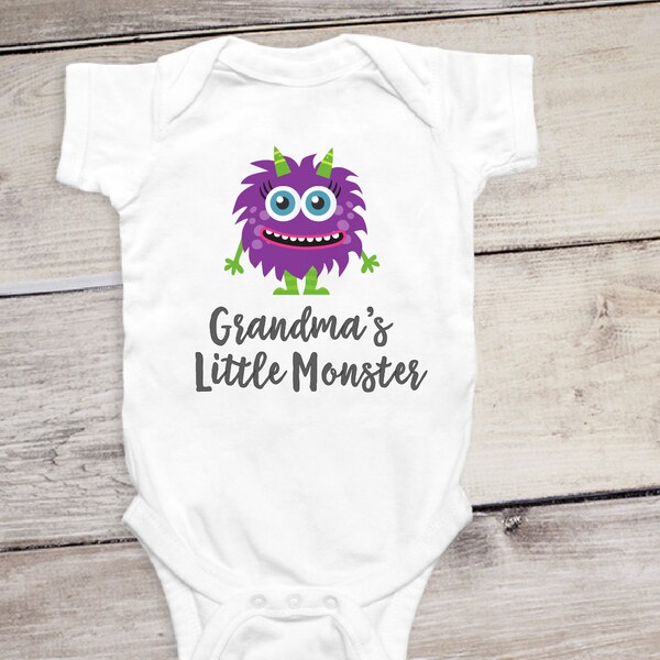 Grandma of Little Monster - Etsy