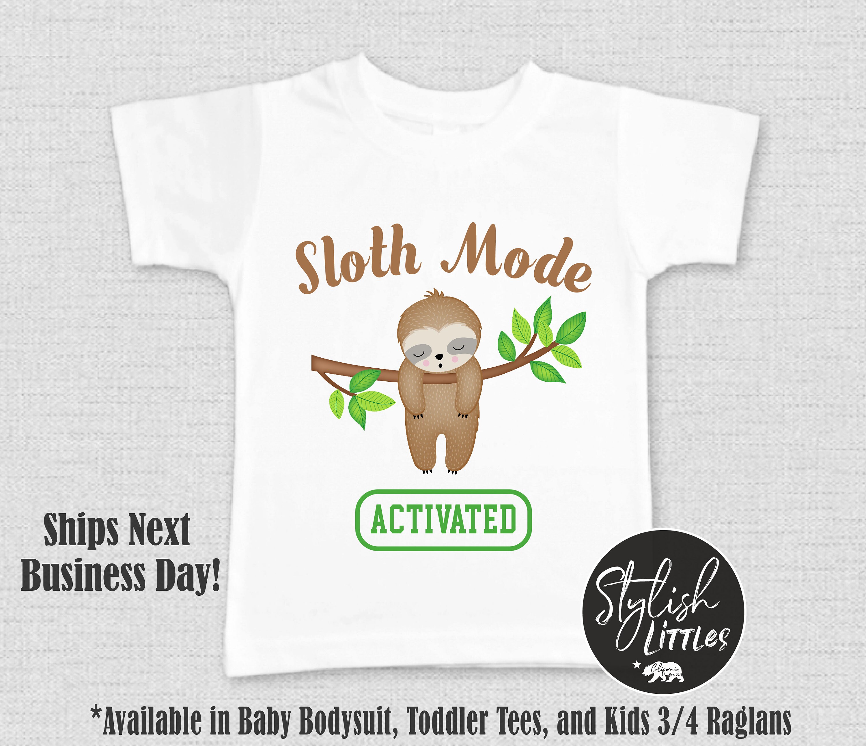 Sloth Animal Baby Onesies® Funny Newborn Baby Onesie® Baby | Etsy