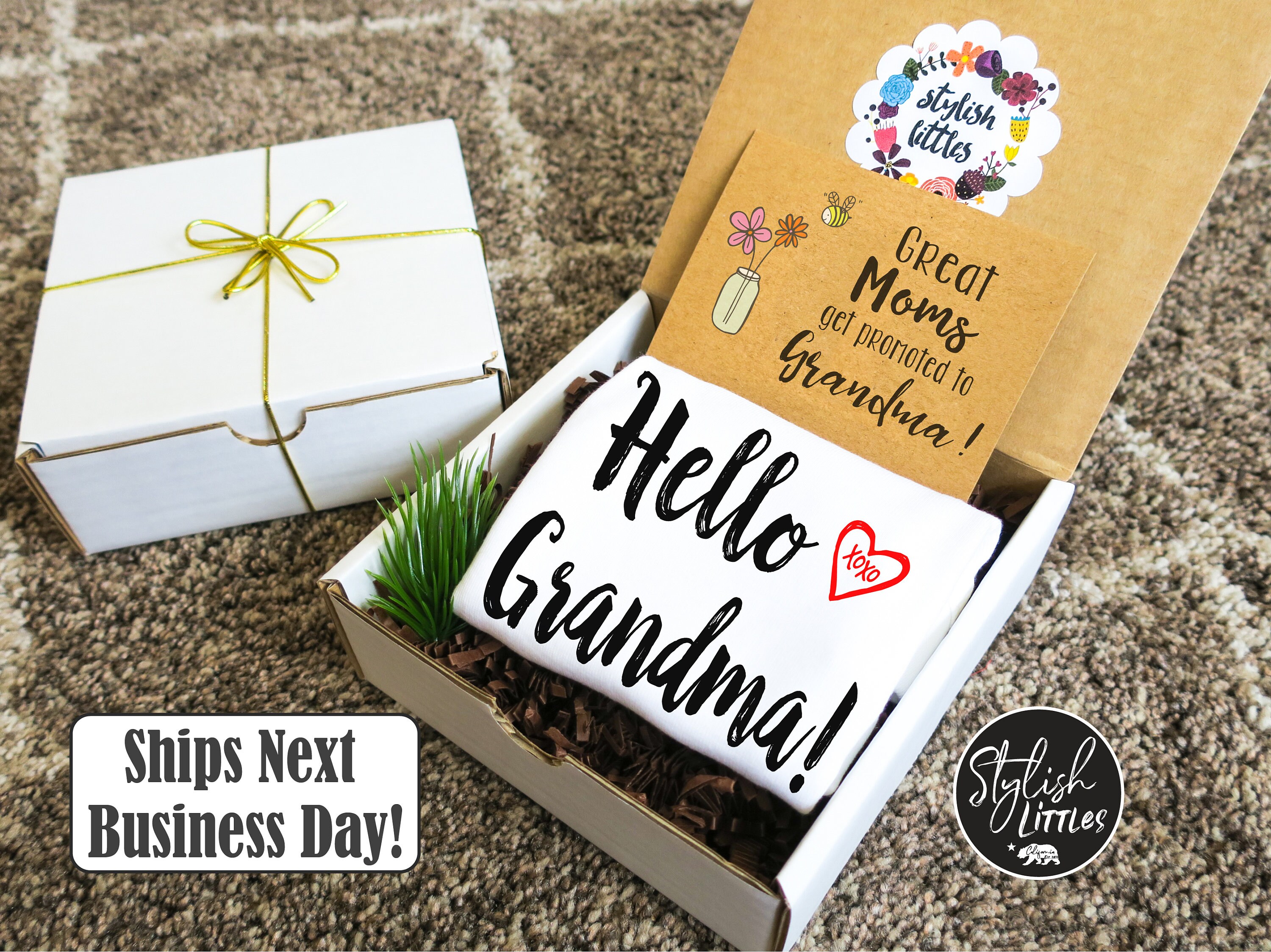 Hello Grandma Pregnancy Reveal to Family Going to Be a | Etsy