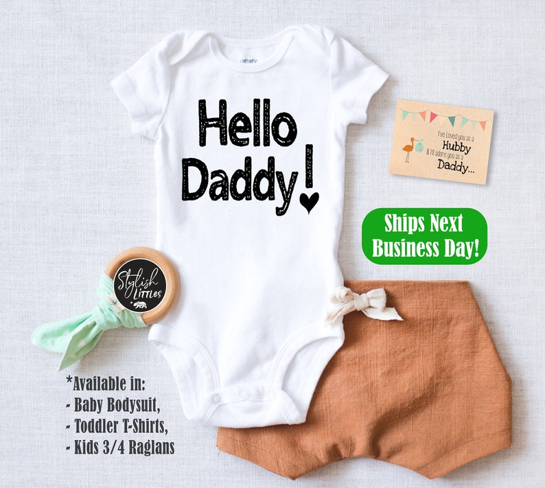 Pregnancy Announcement to Husband Hello Daddy Pregnancy - Etsy