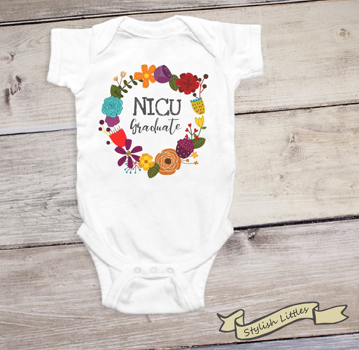 NICU Graduate Baby Onesie® Miracle Baby Little Miracle | Etsy
