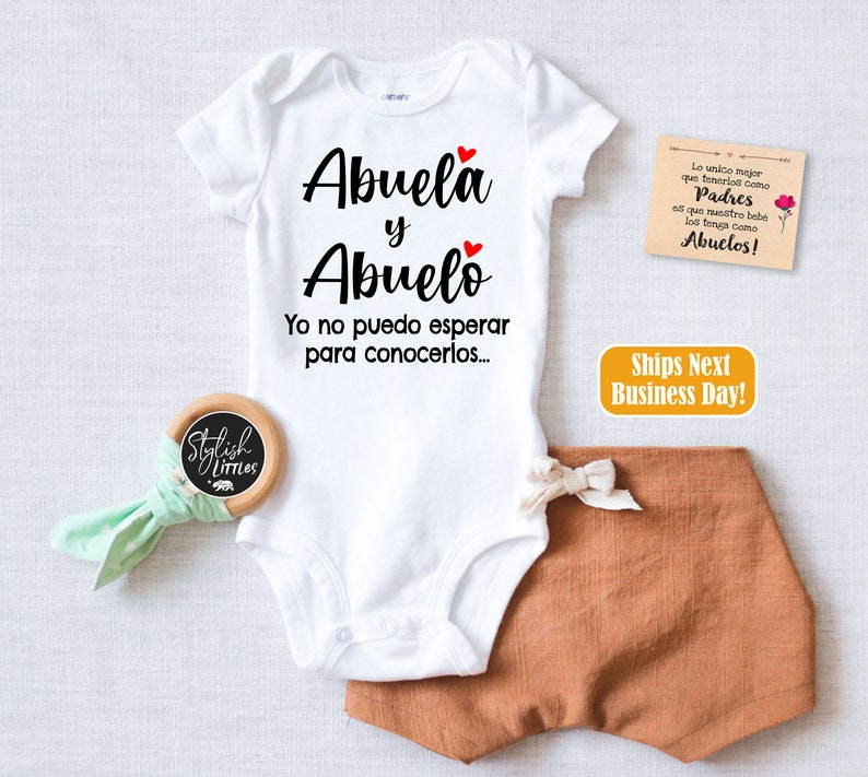 Spanish Pregnancy Announcement Bebe Baby Onesie® a Baby Reveal - Etsy