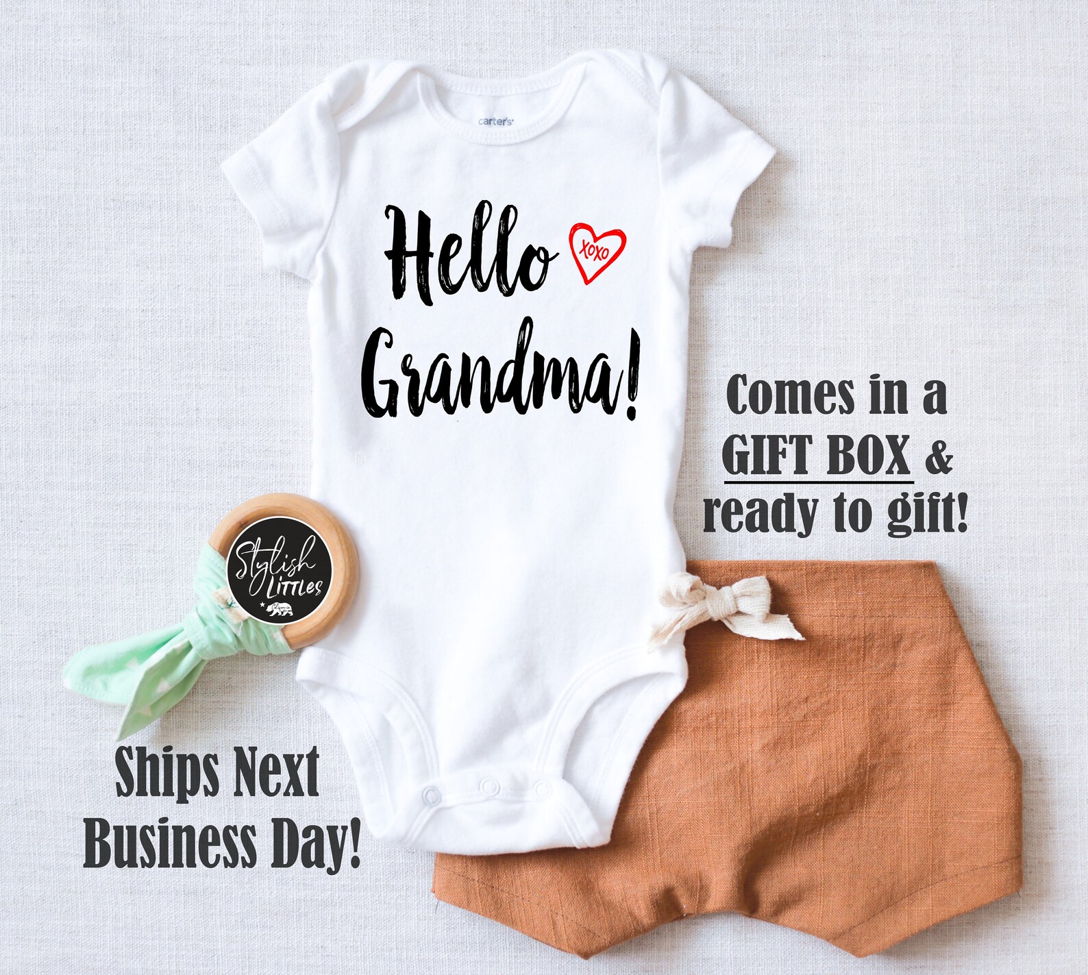 Hello Grandma Pregnancy Reveal to Family Going to Be a - Etsy