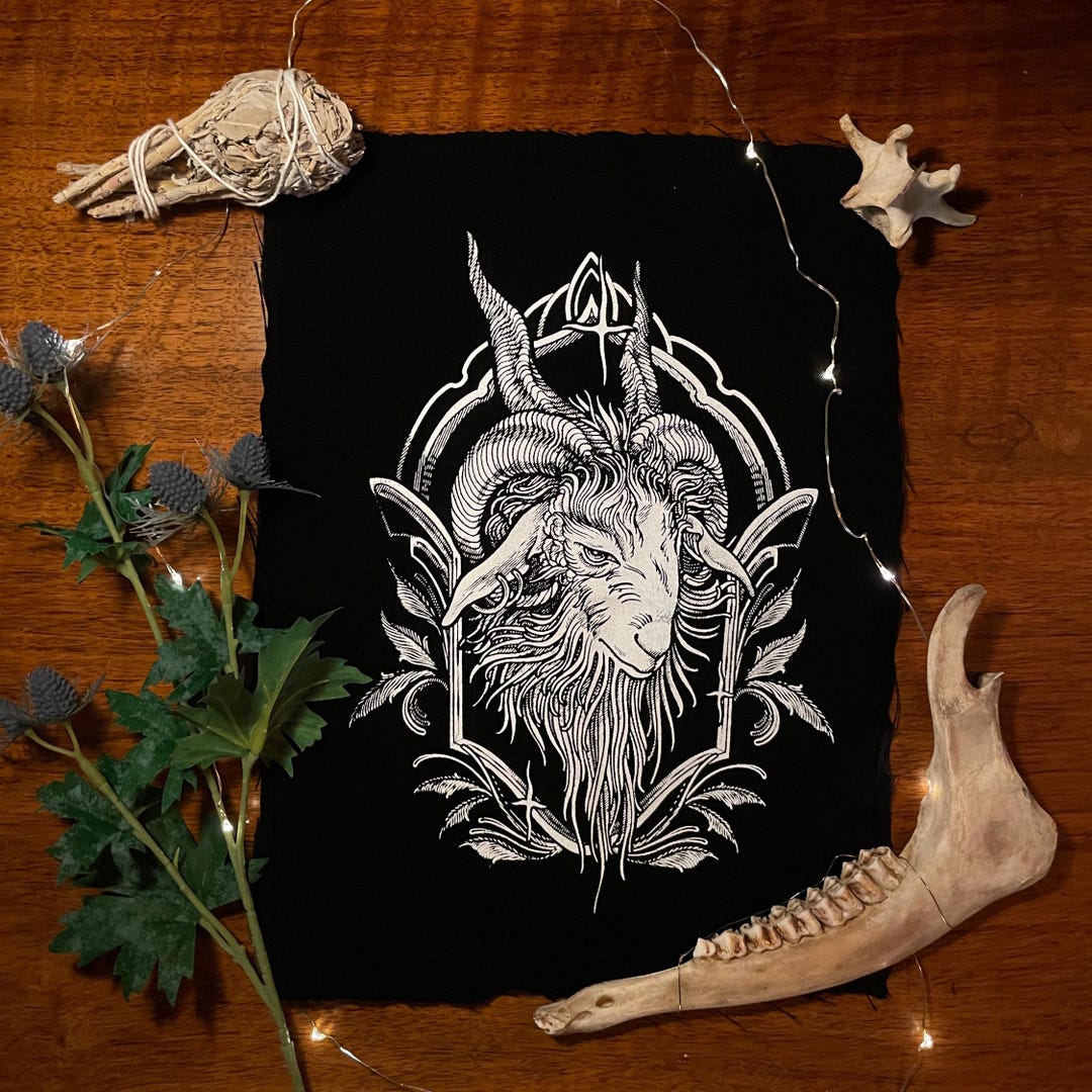 GOAT - Screen Printed Backpatch With Ram - Etsy