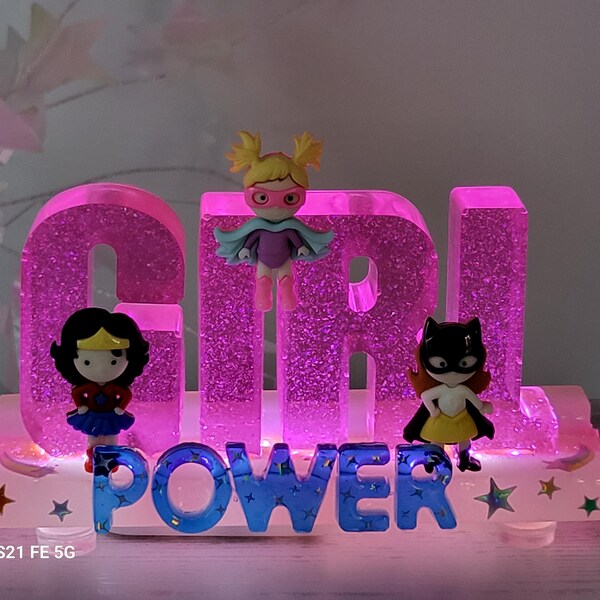 Superhero Nightlight - Etsy