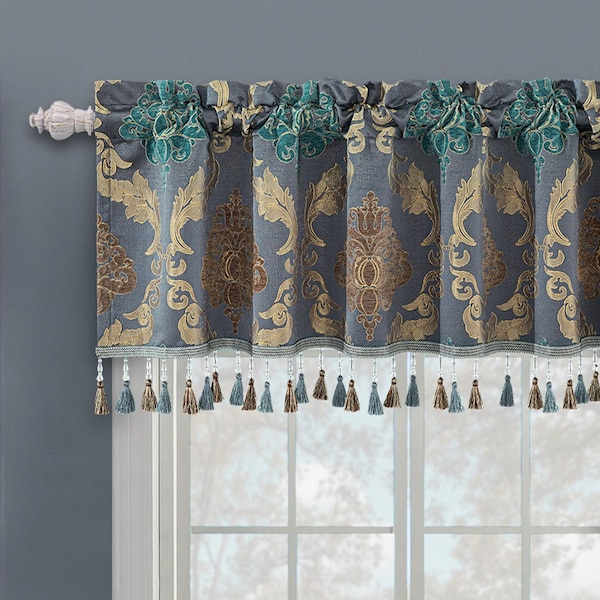 Blue Valances - Etsy