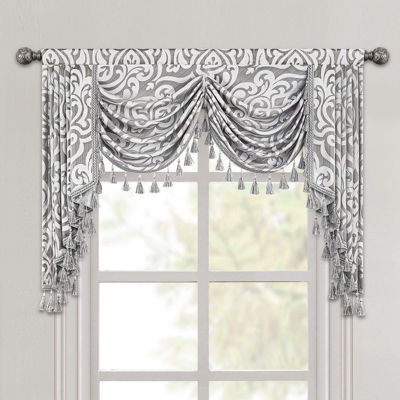 Grey Valance - Etsy
