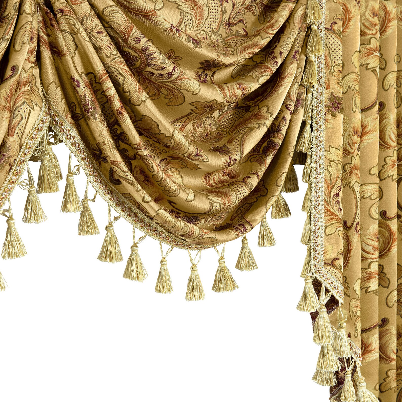 Opulent Swag Valance Traditional Waterfall Valance for - Etsy