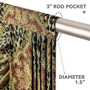 Leopard Print Swag Valance- Classic Waterfall Valance for Windows ...