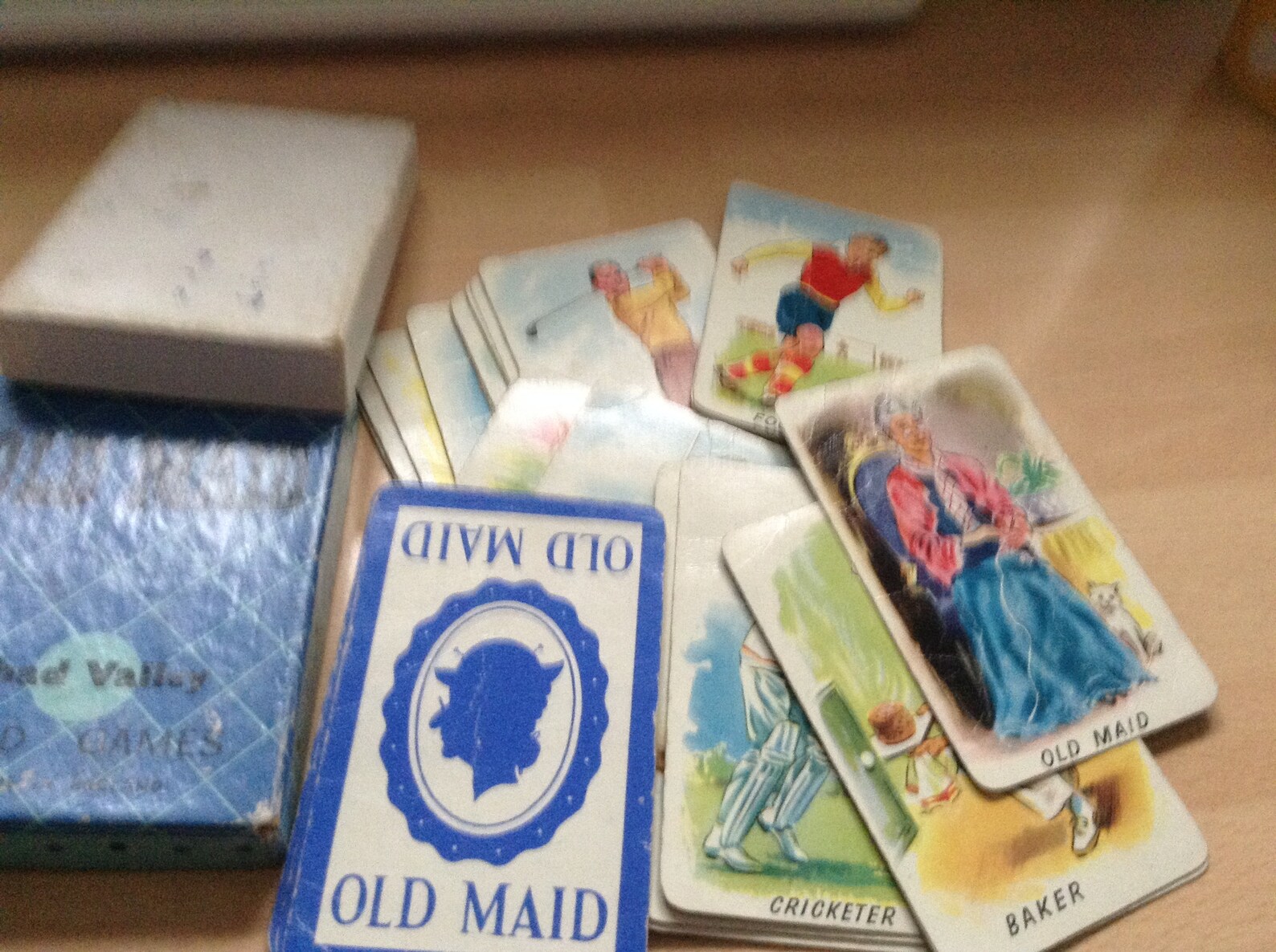 Vintage Chad Valley Card Game Old Maid - Etsy