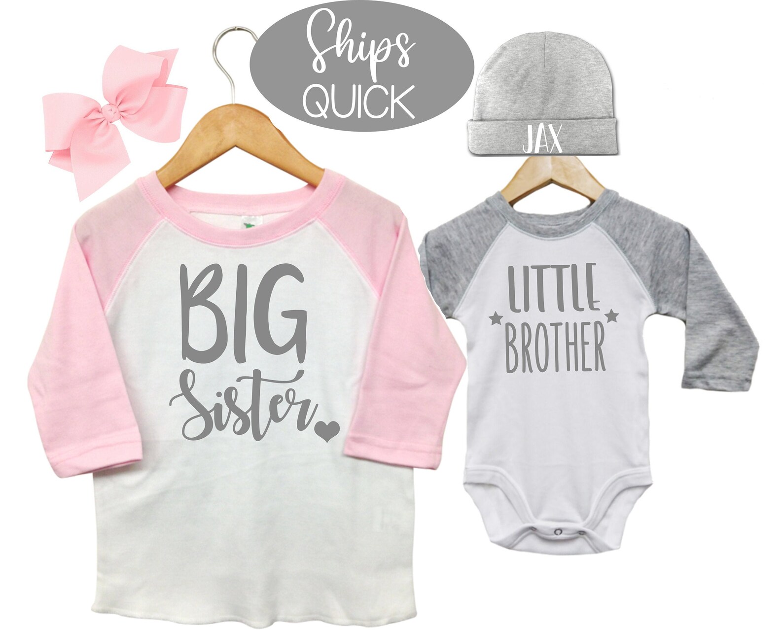 Big Sister Little Brother Outfits Big Sister Shirt Little - Etsy