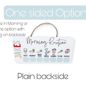 Personalized Routine Chart, Morning Routine Chart for Kids, Bedtime ...