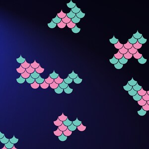 Mermaid Scales Wall Decal Scale Decal Fish Scale Decal Scale - Etsy