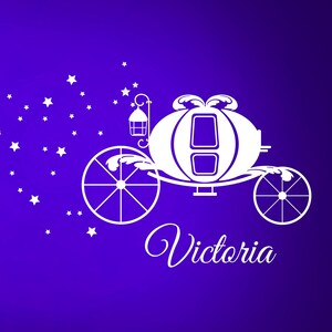 Cinderella Wall Decal Carriage Decal Fairy Tale Wall Decal - Etsy