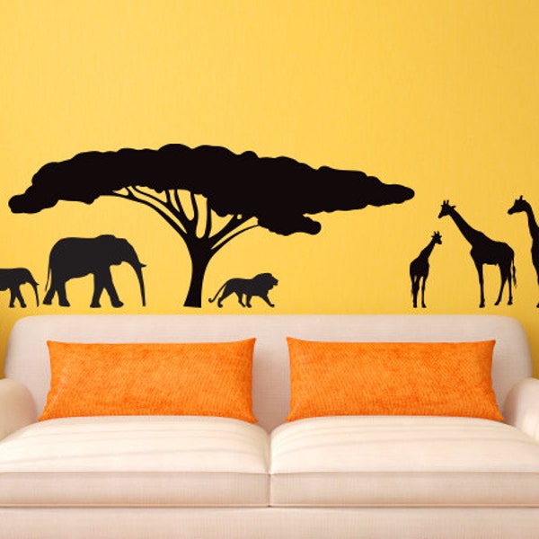 Africa Wall Decal - Etsy