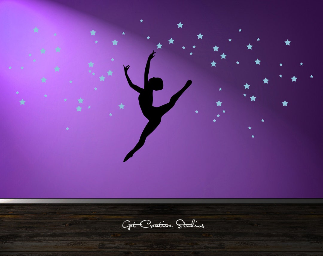 Dancer Decal Dance Wall Decal Dance Decal Tumbler Decal - Etsy
