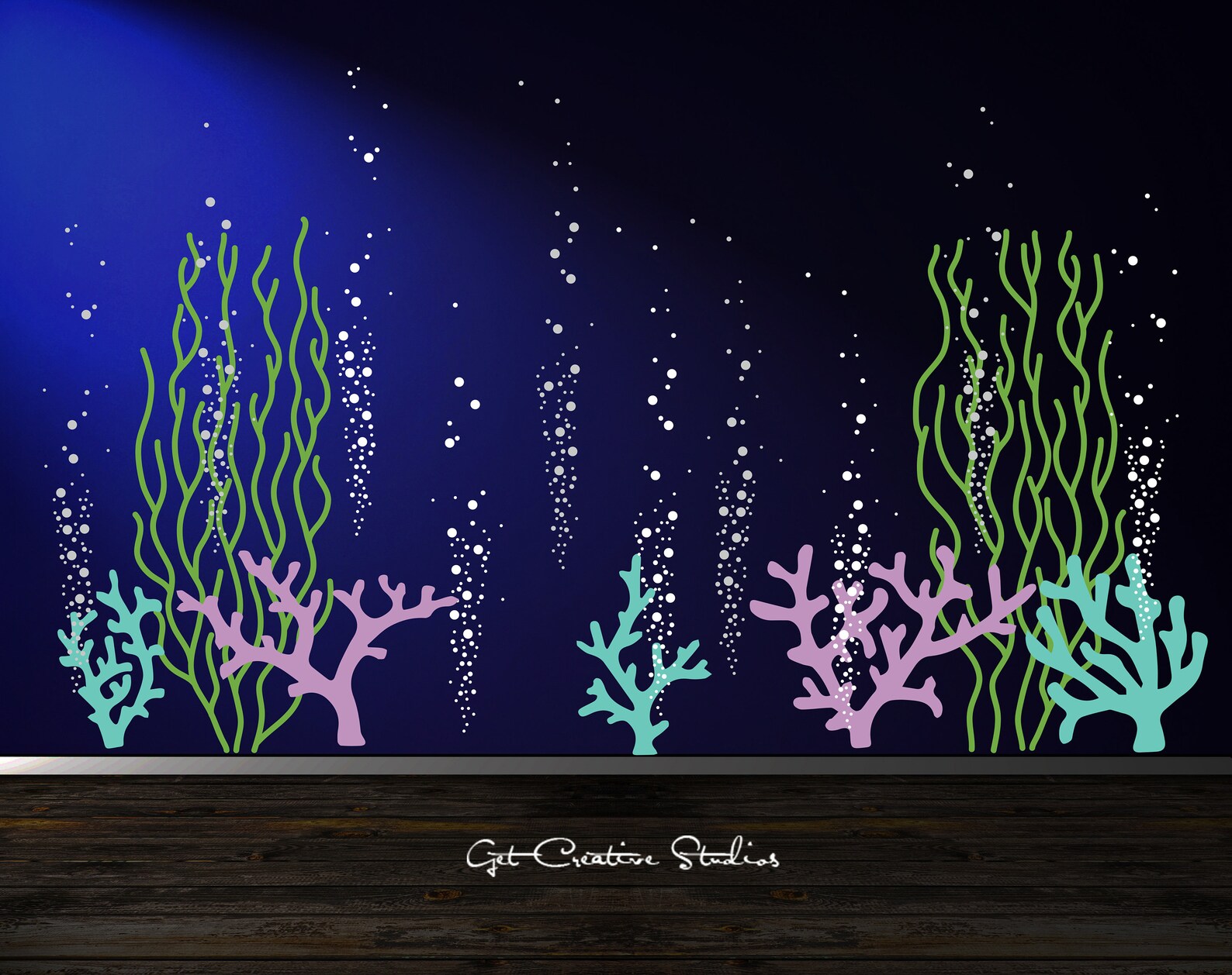 Underwater Decal Bubble Wall Decal Ocean Wall Decal Aquarium - Etsy