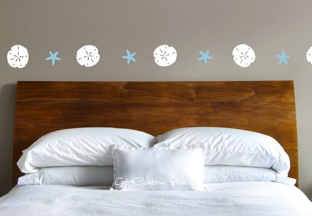 Sea Shell Wall Border Shell Wall Decal Sand Dollar Wall Decal - Etsy