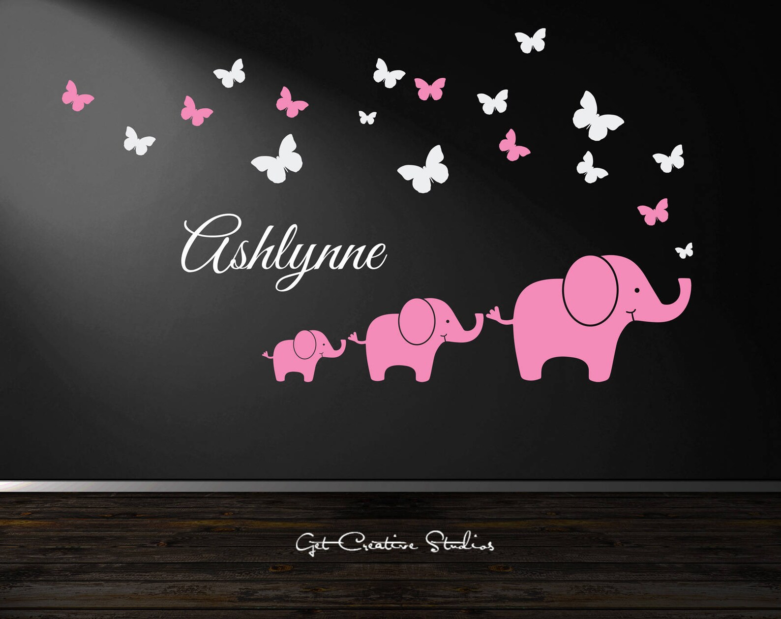Elephant Decal Elephant Wall Decal Elephant Nursery Decal - Etsy