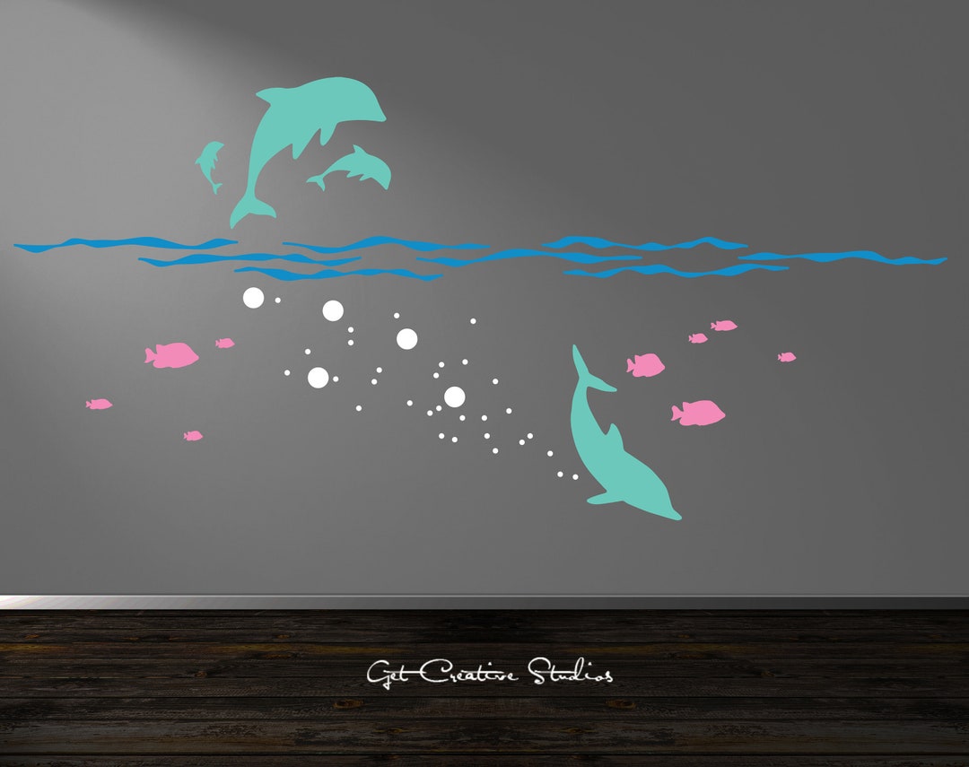 Ocean Wall Decal Aquarium Wall Decal Underwater Wall Decal - Etsy