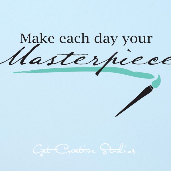 Masterpiece Decal - Etsy