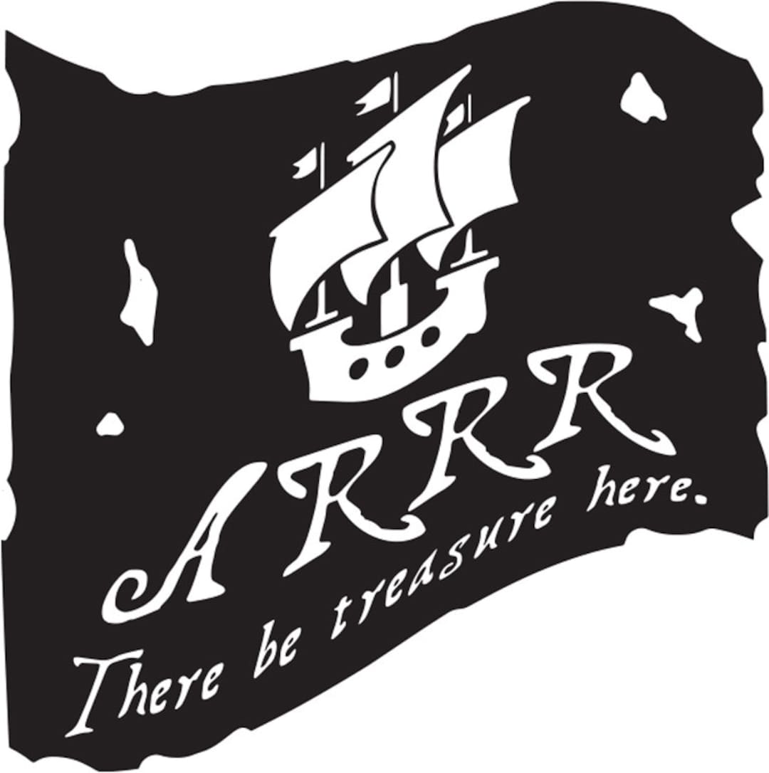 Pirate Flag Decal Treasure Map Decal Wall Sticker Pirate Flag Decal X ...