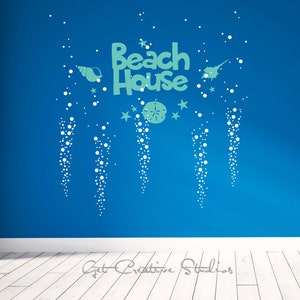 Beach Wall Decal Ocean House Wall Decal Beach Decal Beach - Etsy