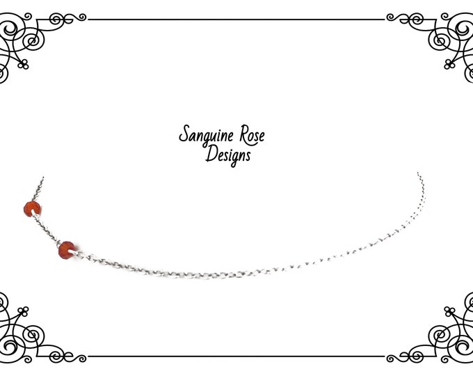 Vampire Bite Choker Necklace Silver Choker Gothic Slay Choker Cosplay ...