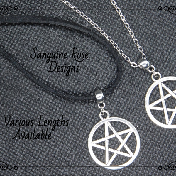 Pentagram Necklace - Etsy