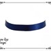 PLAIN BLUE CHOKER Necklace Blue Satin Choker Boho Choker - Etsy UK