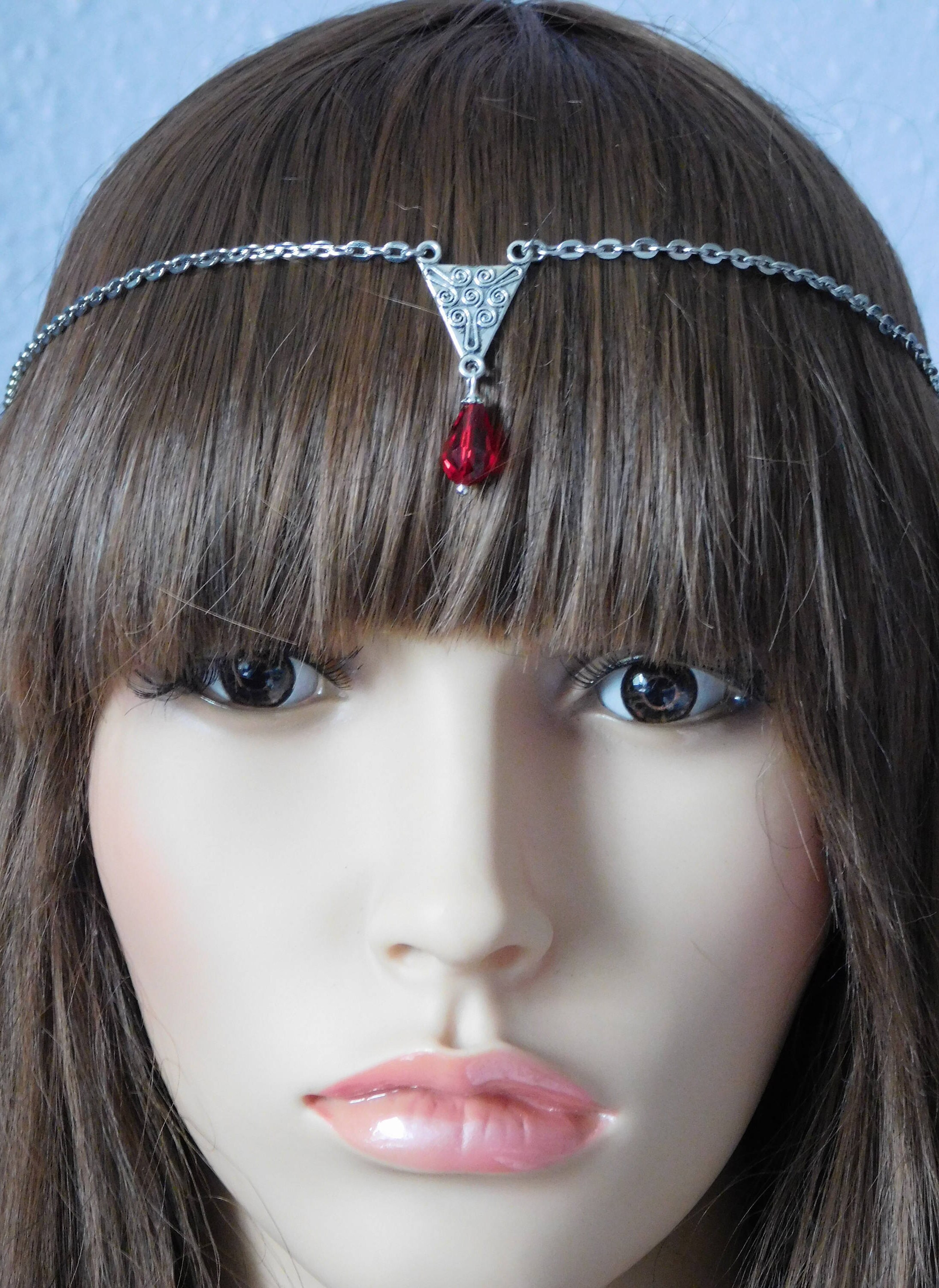 PAGAN SPIRAL Head Chain Circlet Headdress - Etsy UK