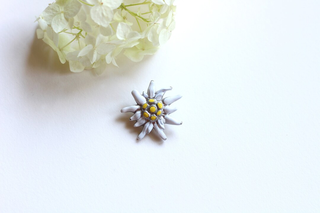 Traditional Austrian Vintage edelweiß Brooch, Edelweiss Jewellery ...